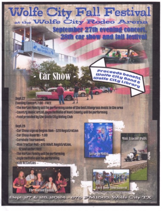 Wolfe City Fall Festival – City of Wolfe City